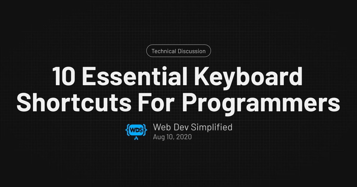 10 Essential Keyboard Shortcuts For Programmers